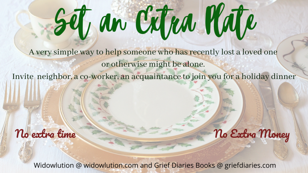Set An Extra Plate Can Help Grievers Heal at the Holidays